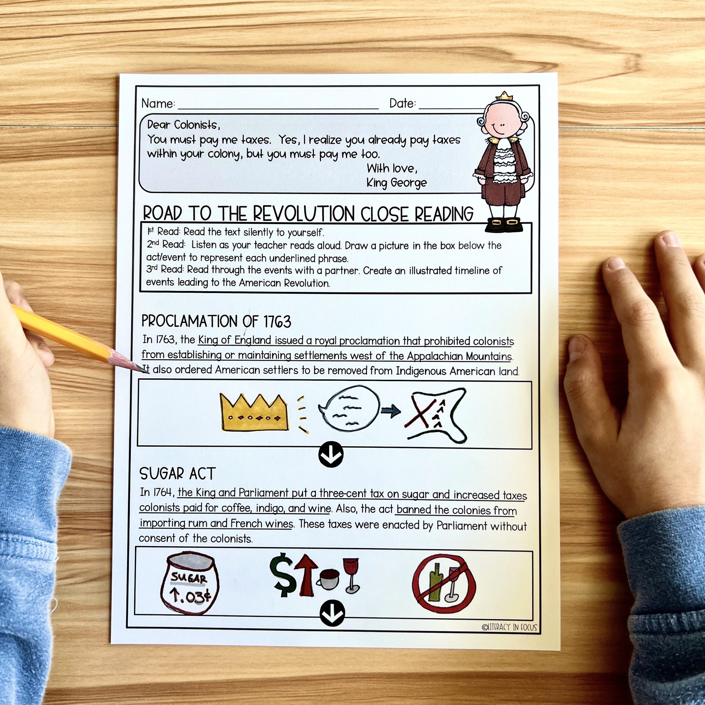 Causes of the American Revolution Lesson Plan for Upper Elementary and ...