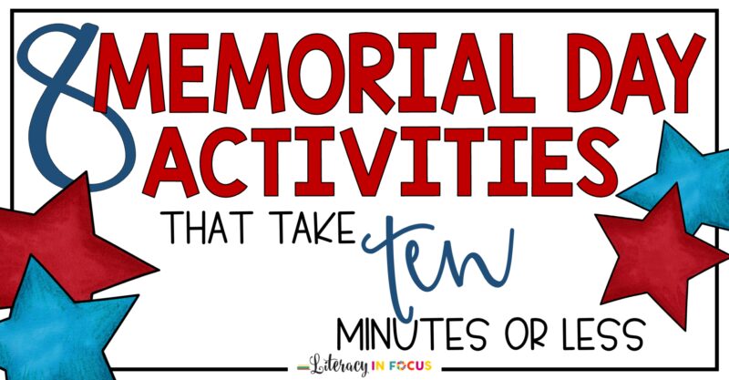 8 Memorial Day Activities for Upper Elementary and Middle School ...