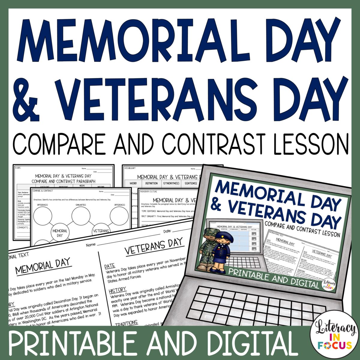 November Reading and Writing Activities - Literacy In Focus