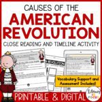 Causes of the American Revolution Lesson Plan for Upper Elementary and ...