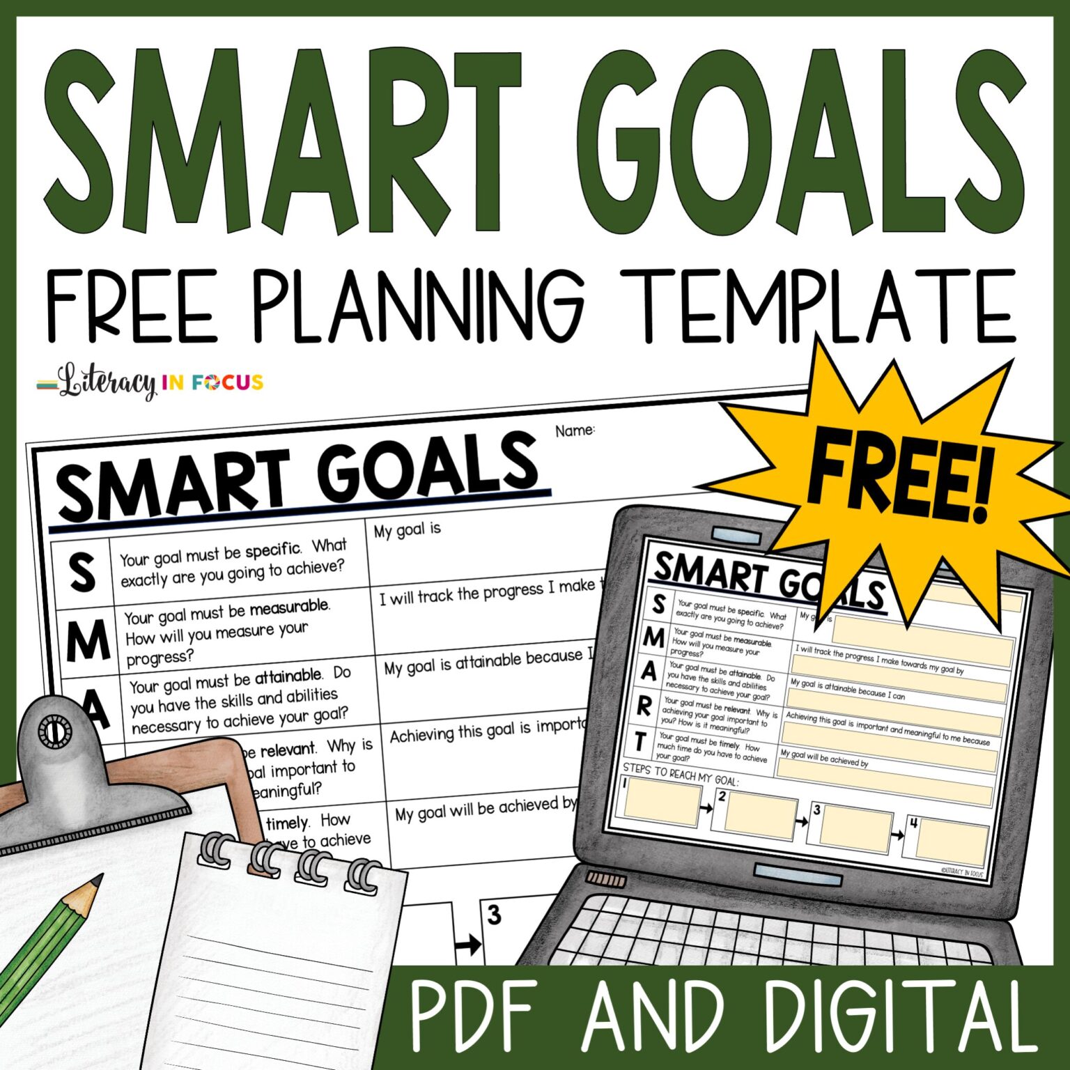 Free SMART Goals Planning Template For Elementary And Middle School free-smart-goals-planning-template-for-elementary-and-middle-school
