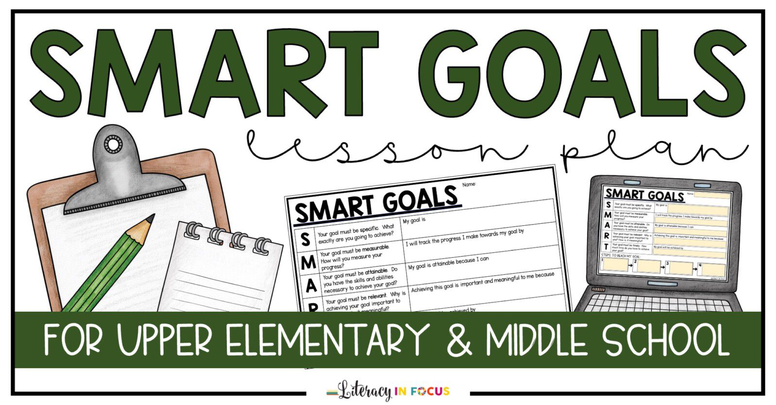 Teaching Students How to Set SMART Goals - Literacy In Focus