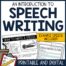 Speech Writing Outline and Format for Students - Literacy In Focus