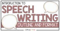 Speech Writing Outline and Format for Students - Literacy In Focus