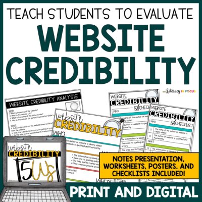 Free Website Evaluation Checklist for Elementary and Middle School ...