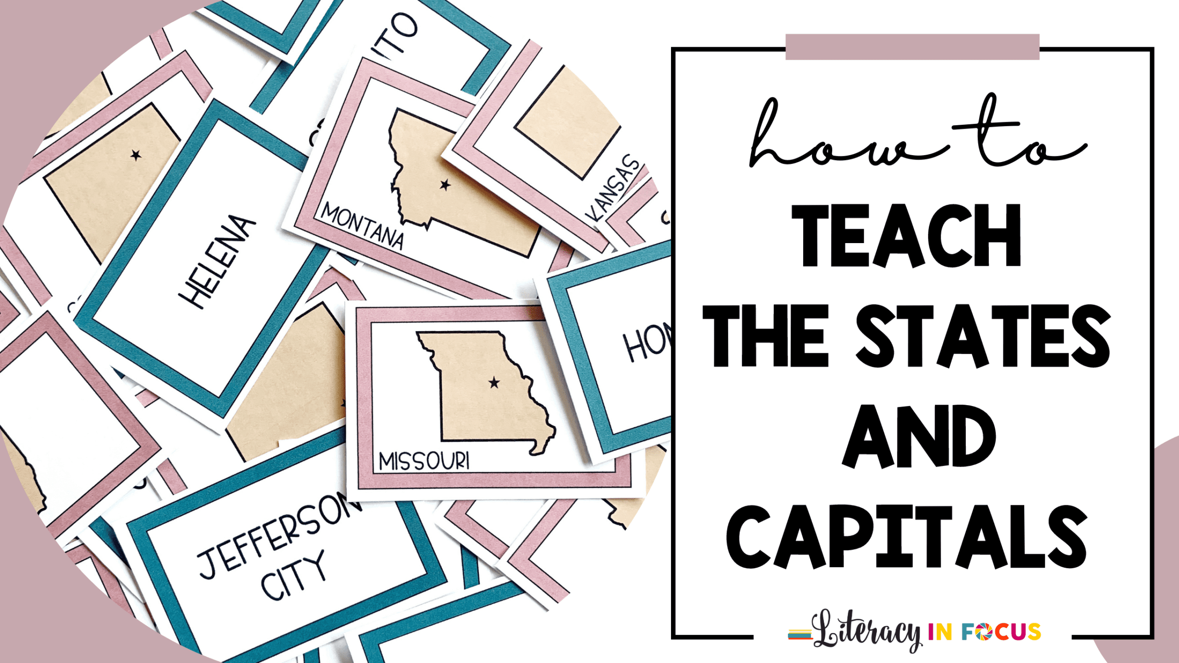 How to Teach Kids the States and Capitals - Literacy In Focus