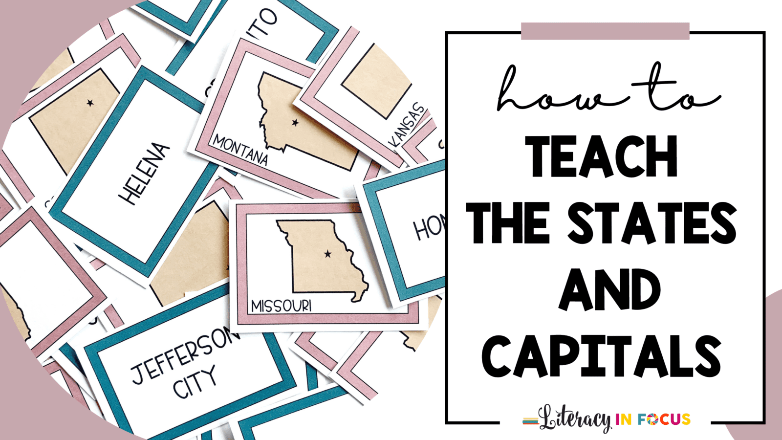 How to Teach Kids the States and Capitals - Literacy In Focus