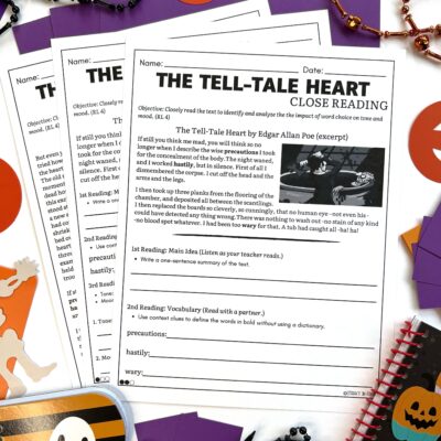 Edgar Allan Poe's "Tell Tale Heart" Lesson Plan - Literacy In Focus