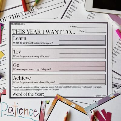 One Word Project Activities and Examples for Students - Literacy In Focus