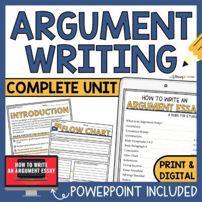 How to Write an Argumentative Essay for Students with Examples ...