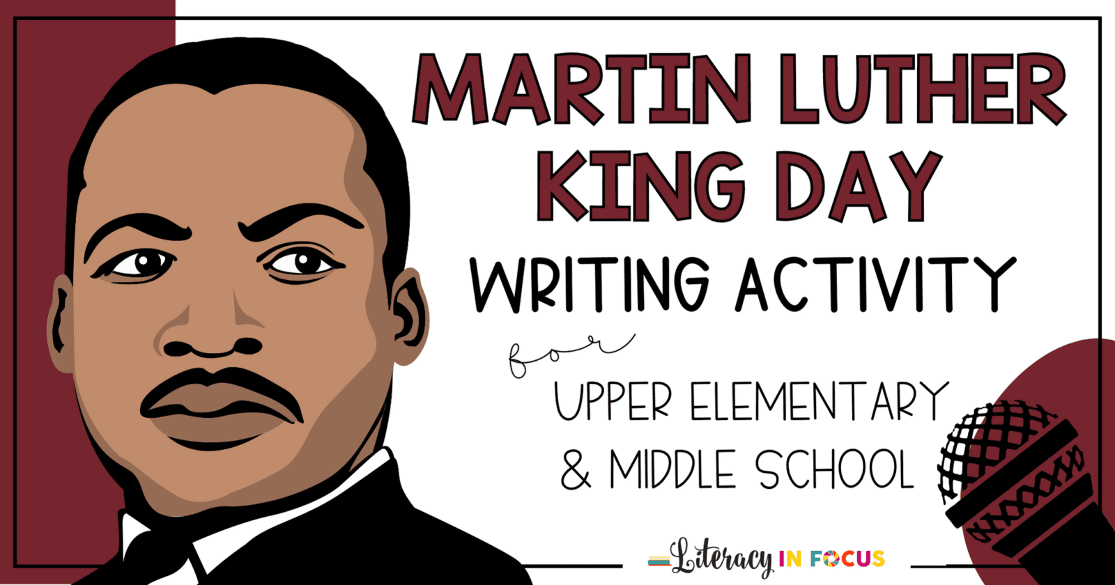 Martin Luther King Day Writing Prompts for Elementary and Middle School ...
