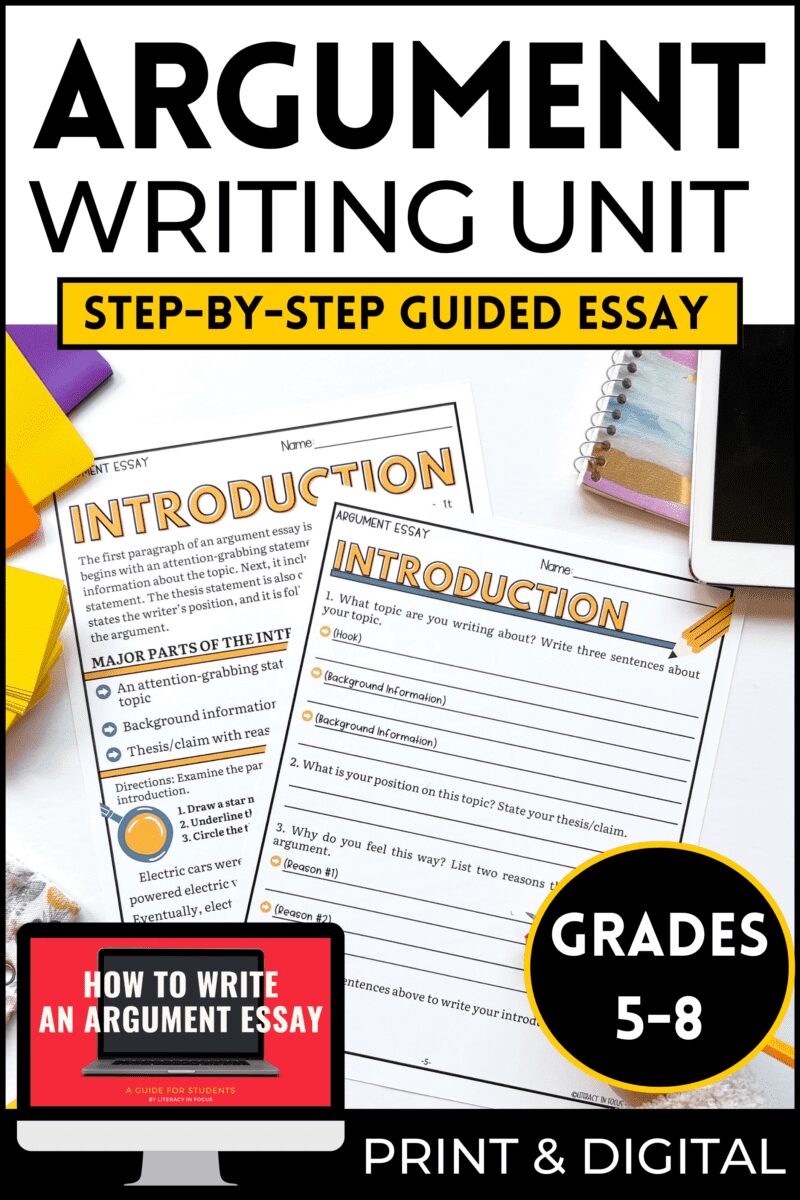 How to Write an Argumentative Essay for Students with Examples ...