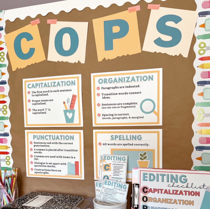 Improve Student Writing with COPS: A Simple Strategy for Editing ...