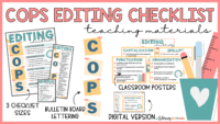 Improve Student Writing with COPS: A Simple Strategy for Editing ...