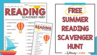 Free Reading Challenge Printable | Summer Scavenger Hunt - Literacy In ...