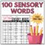 Free Printable PDF | 100 Sensory Words List - Literacy In Focus