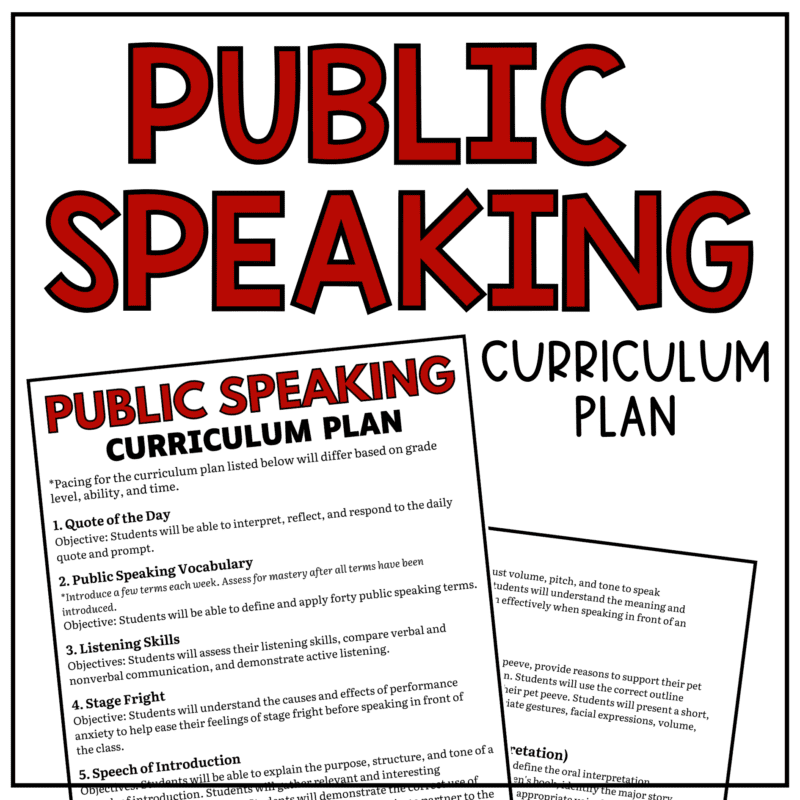 How to Teach Public Speaking to Elementary & Middle School Students ...