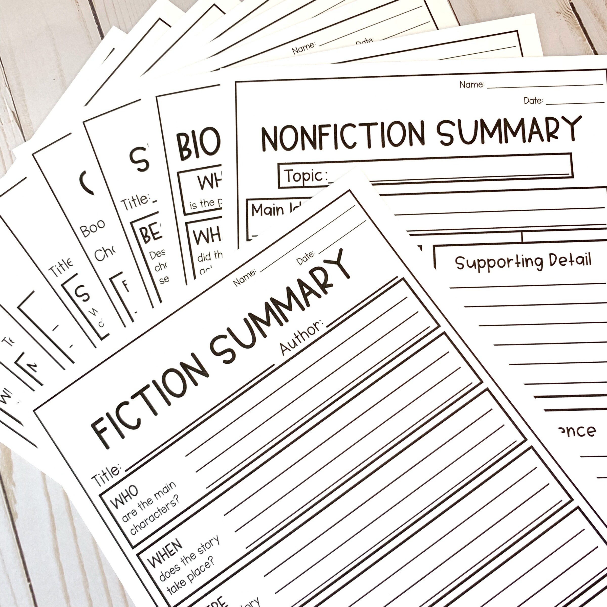 Anchor Chart for Teaching Nonfiction Summarizing - Literacy In Focus