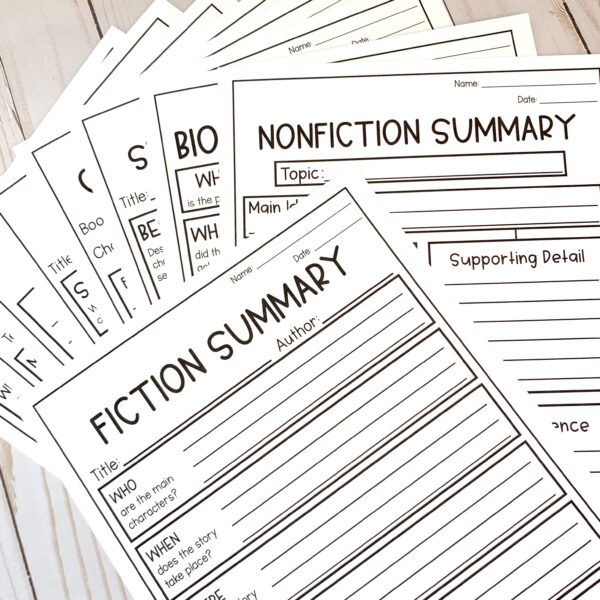 Anchor Chart for Teaching Nonfiction Summarizing - Literacy In Focus