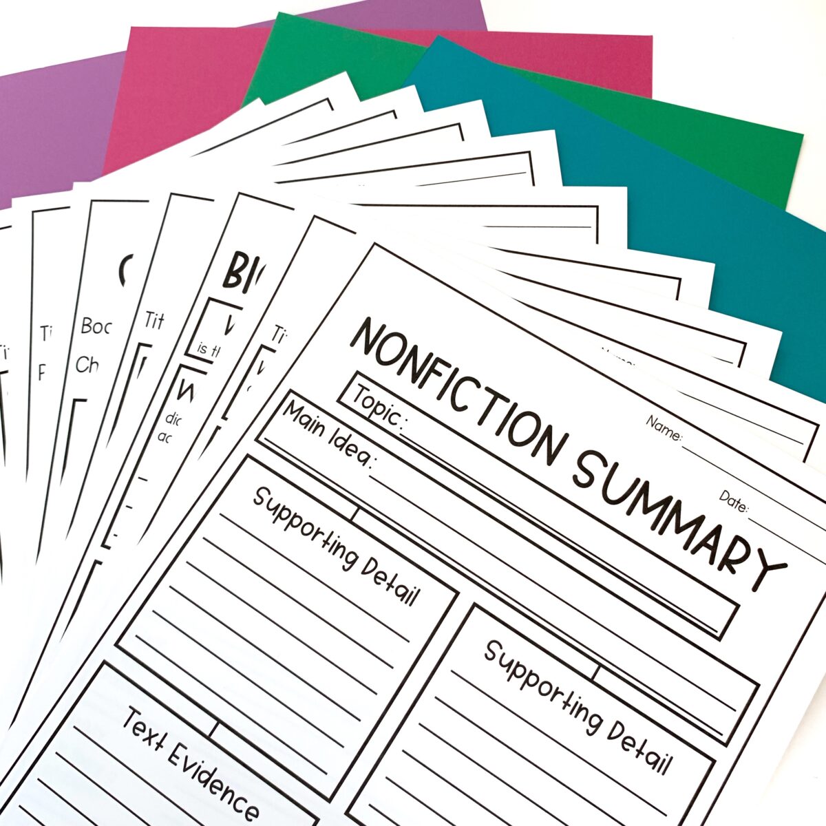 Anchor Chart for Teaching Nonfiction Summarizing - Literacy In Focus
