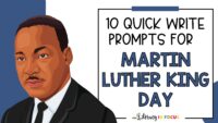 Martin Luther King Day Writing Activity for Elementary & Middle School ...