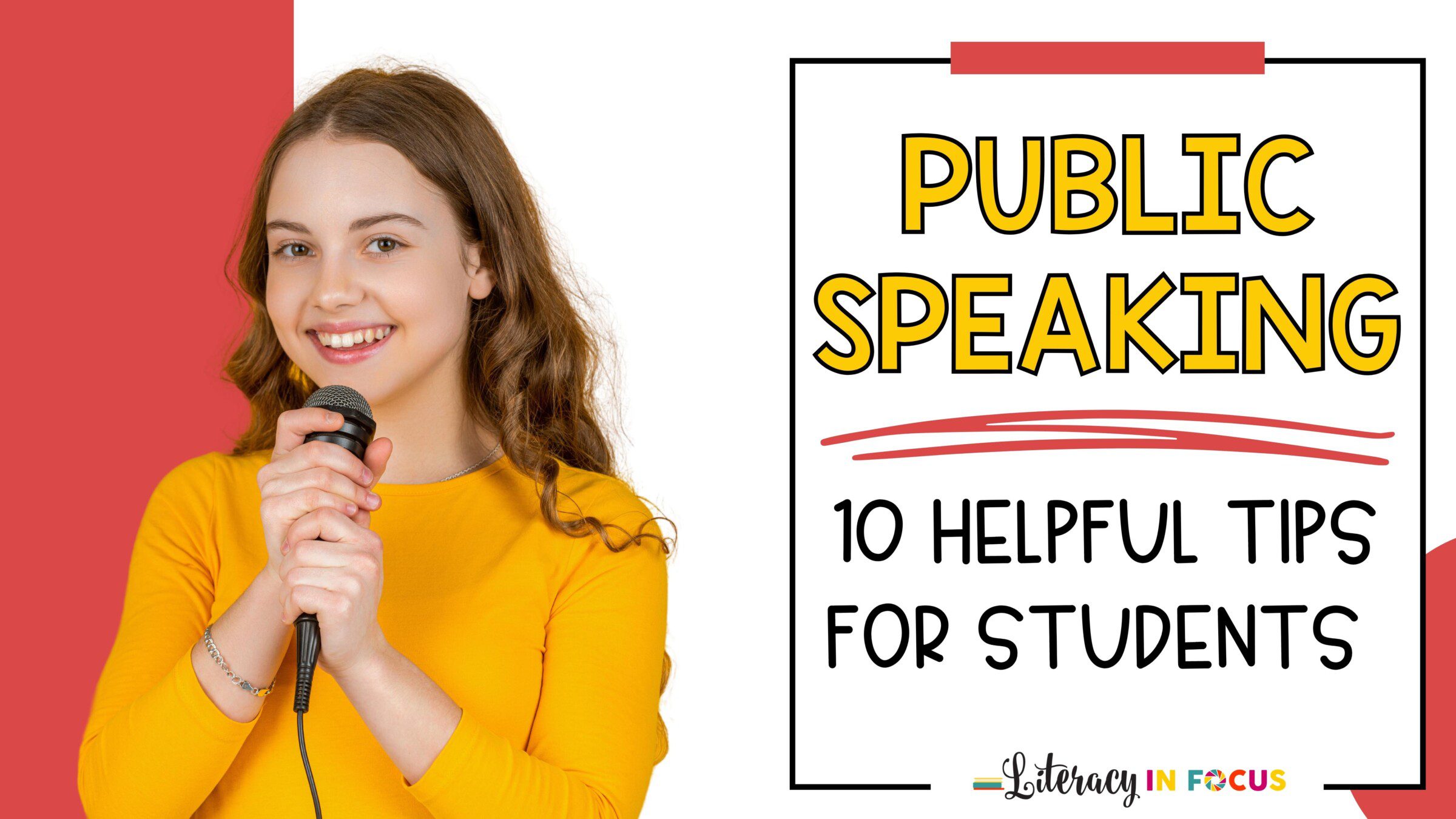 10 Public Speaking Tips for Students - Literacy In Focus