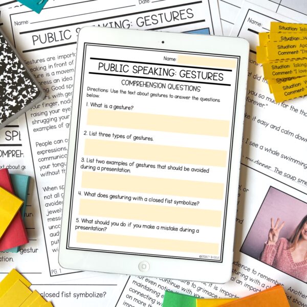 Oral Presentation Rubric | Free Printable PDF - Literacy In Focus