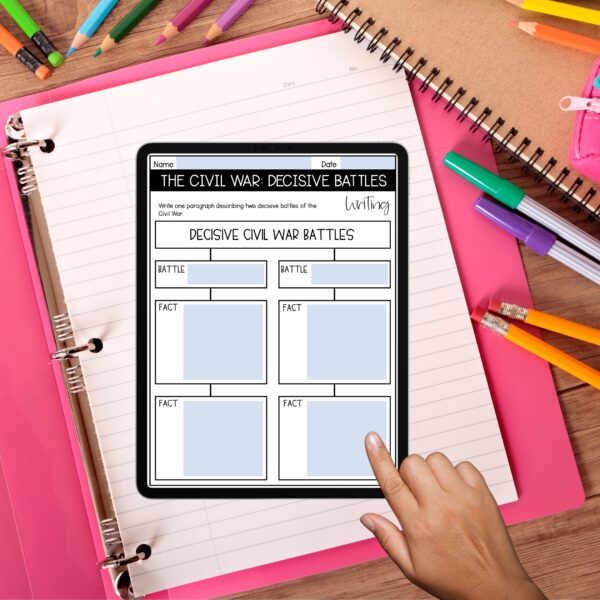 Civil War Battles Timeline Activity | Free Worksheet - Literacy In Focus