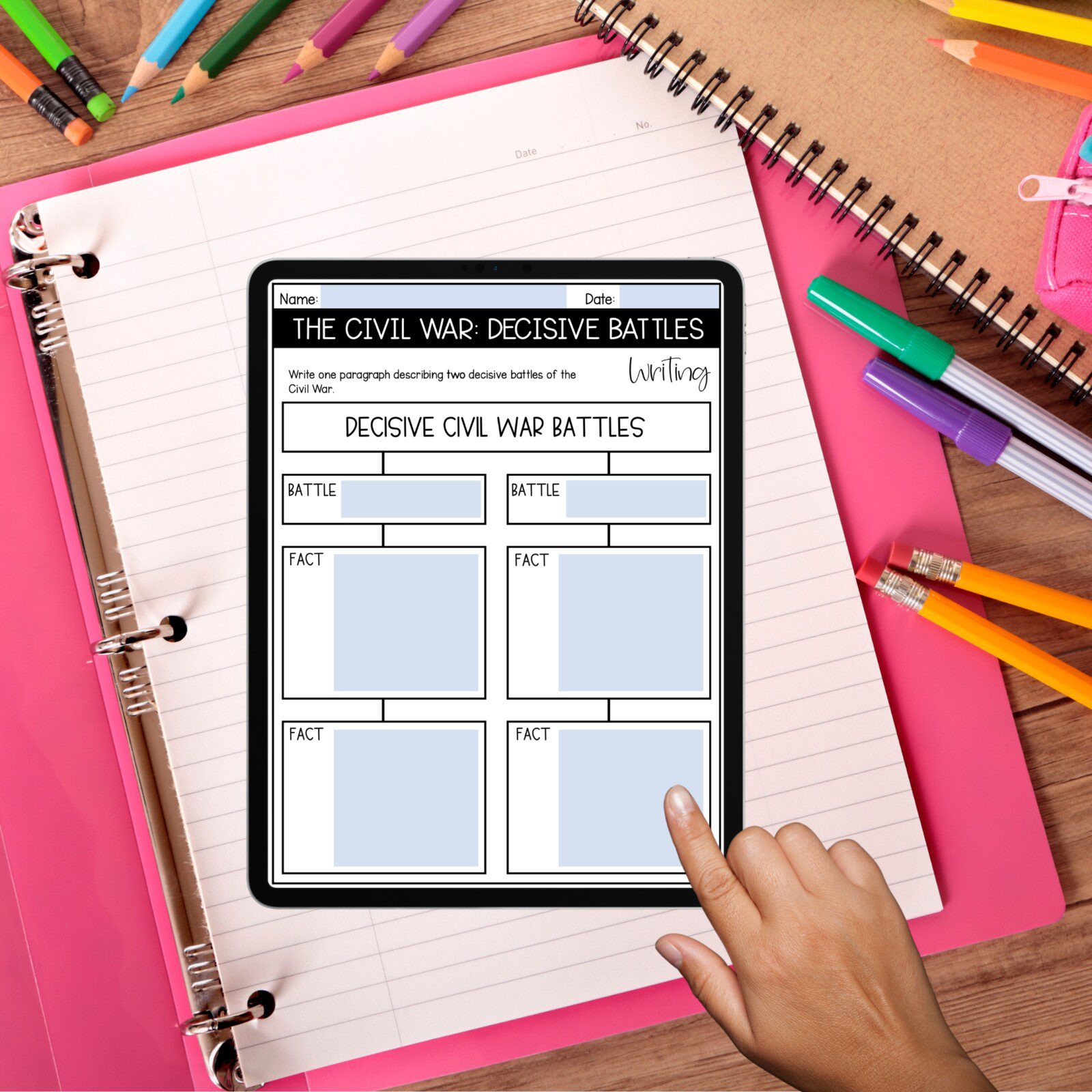 Civil War Battles Timeline Activity | Free Worksheet - Literacy In Focus