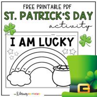 St. Patrick's Day Activity for Kids | Free Printable PDF - Literacy In ...