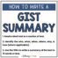 Improve Reading Comprehension with the GIST Strategy - Literacy In Focus