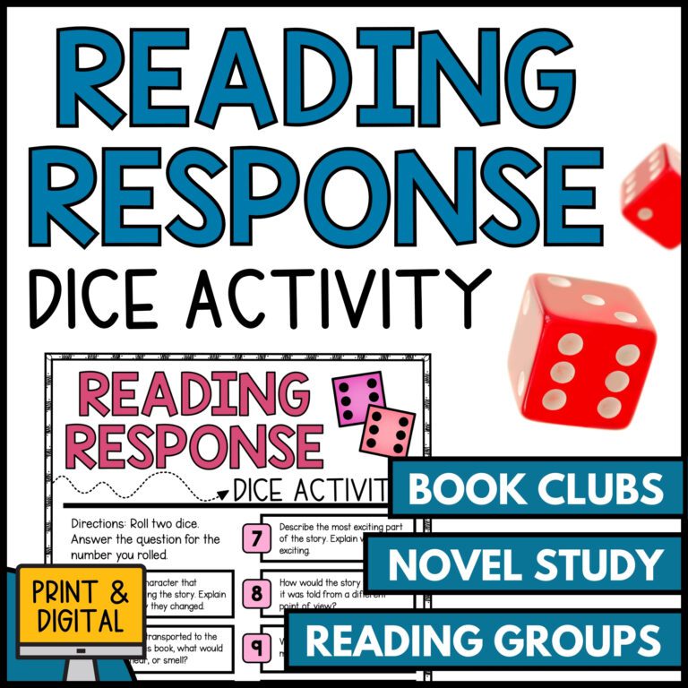 Reading Response Questions For Any Book PDF - Literacy In Focus
