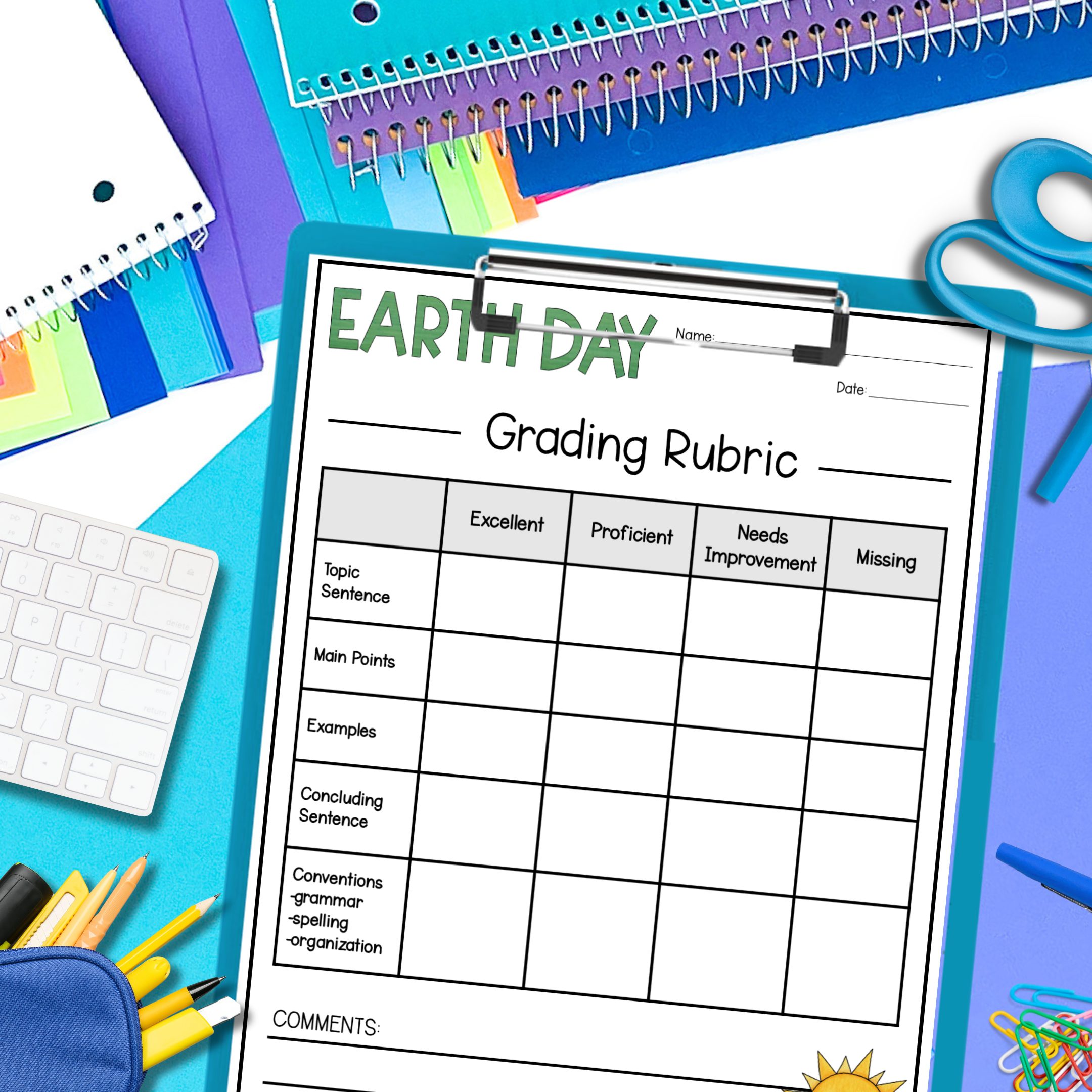 Earth Day Writing Activity for Kids - Literacy In Focus