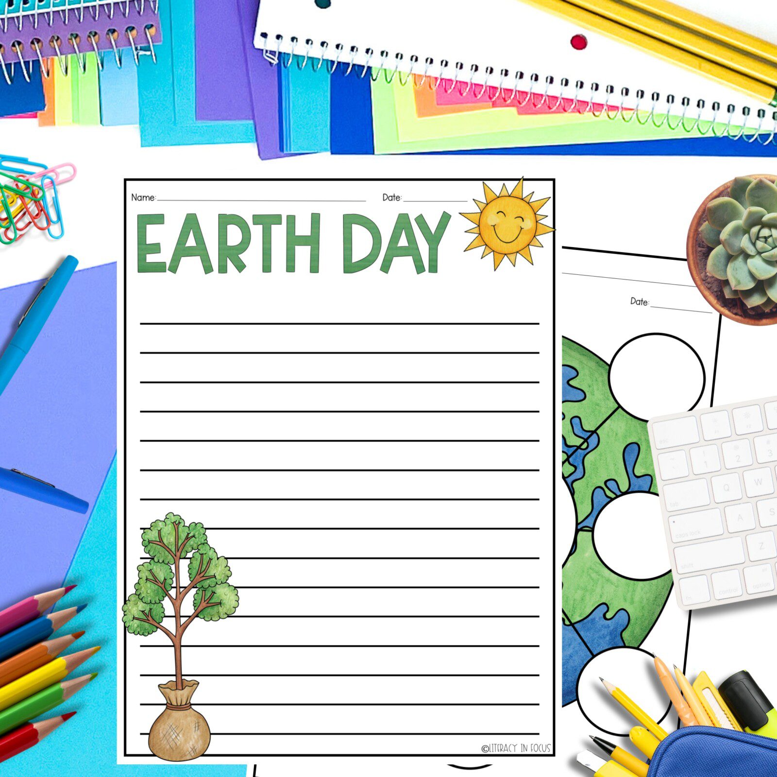 Earth Day Writing Activity for Kids - Literacy In Focus