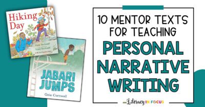 10 Narrative Writing Mentor Texts For Elementary & Middle School ...
