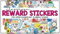 Reward Stickers for Classroom Sticker Shop - Literacy In Focus