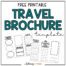 Free Travel Brochure Template Printable PDF - Literacy In Focus