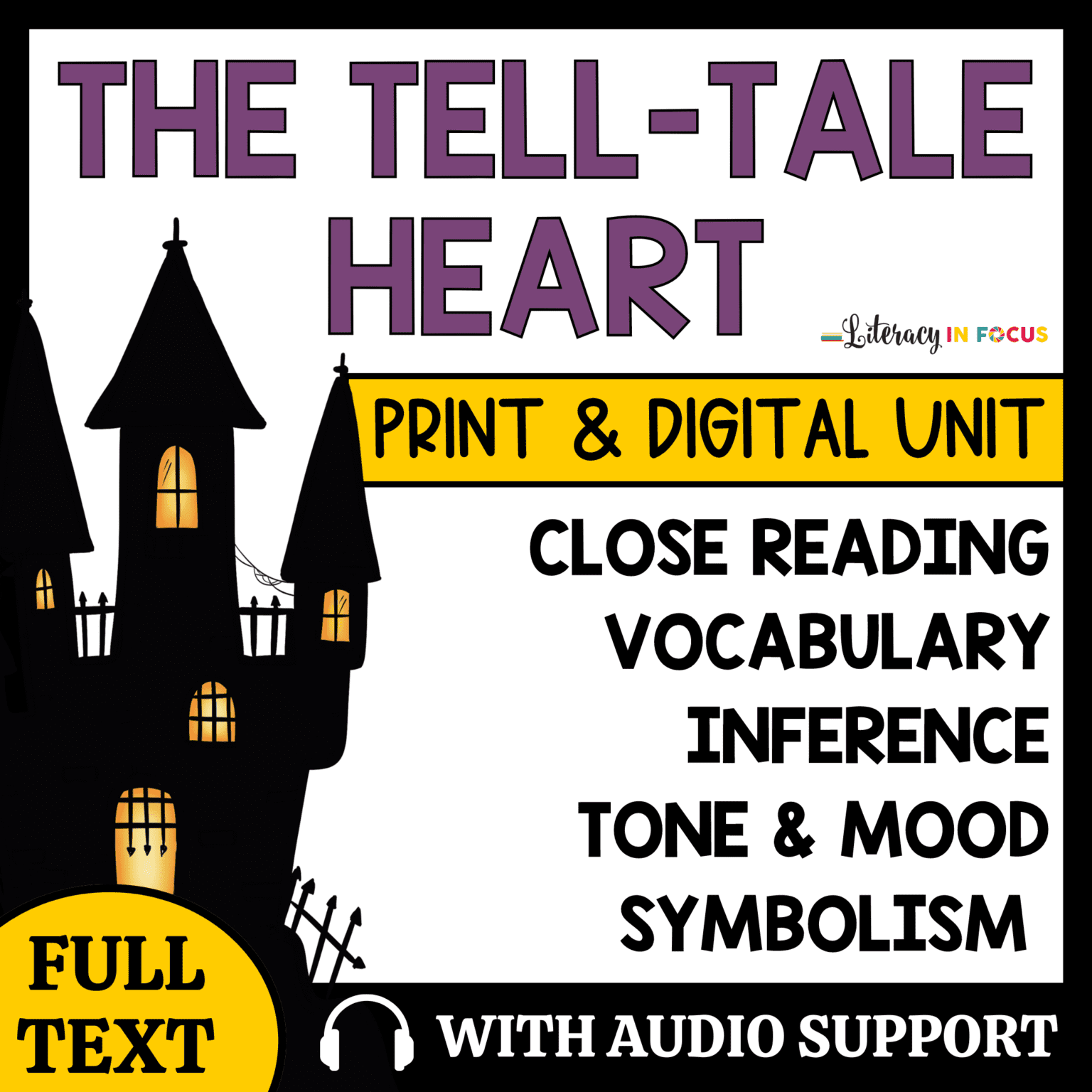 Edgar Allan Poe's "Tell Tale Heart" Lesson Plan - Literacy In Focus