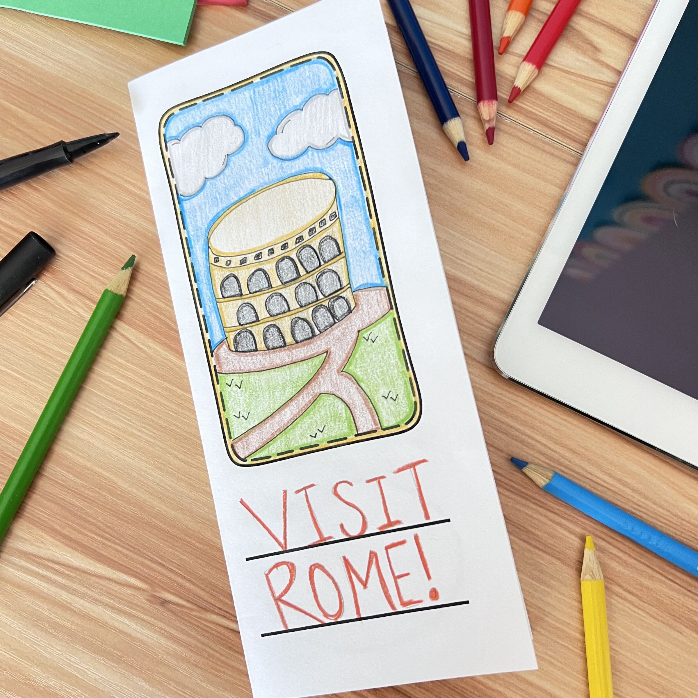 Free Travel Brochure Template Printable PDF - Literacy In Focus