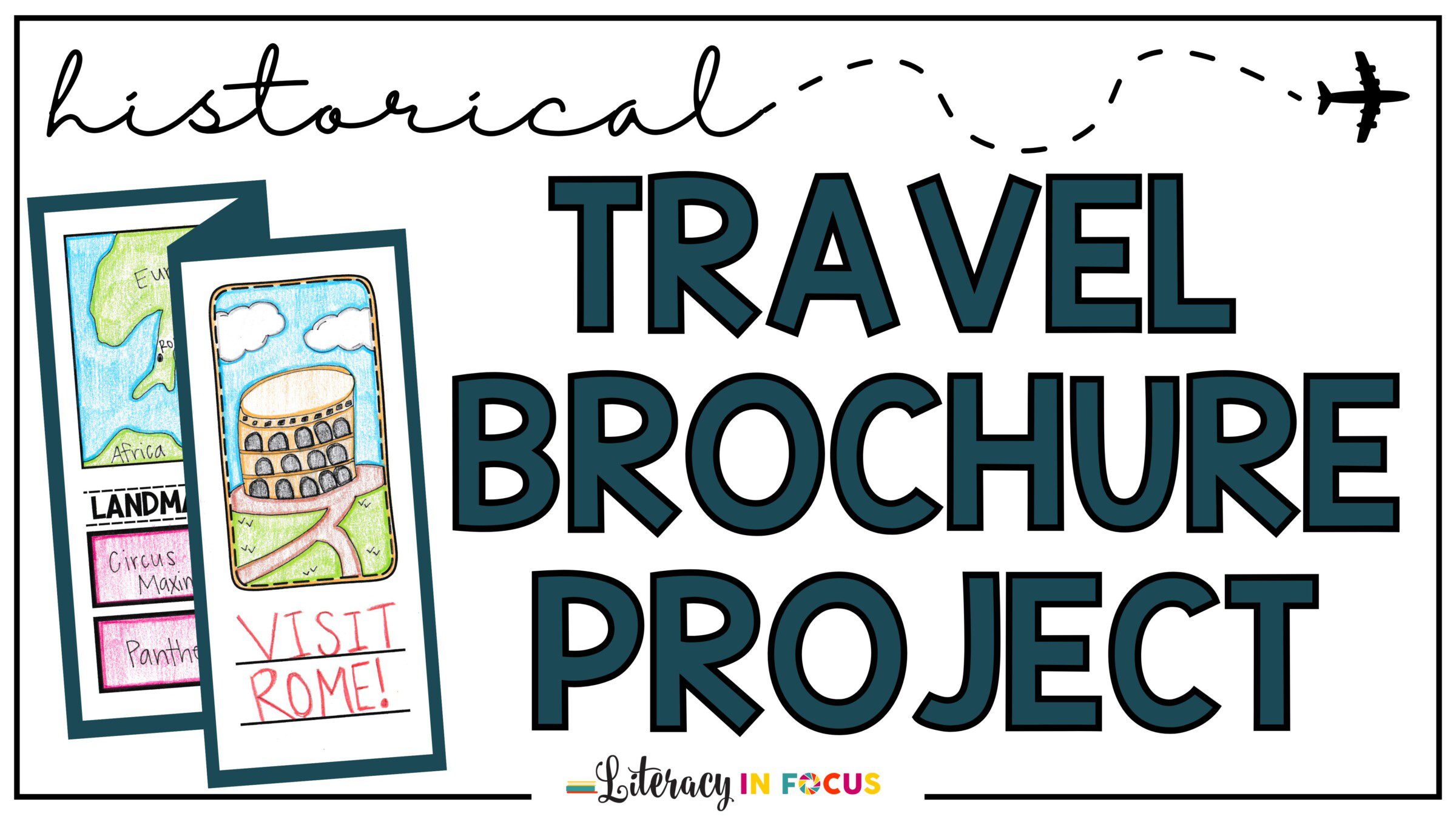 Historical Travel Brochure and Research Project - Literacy In Focus