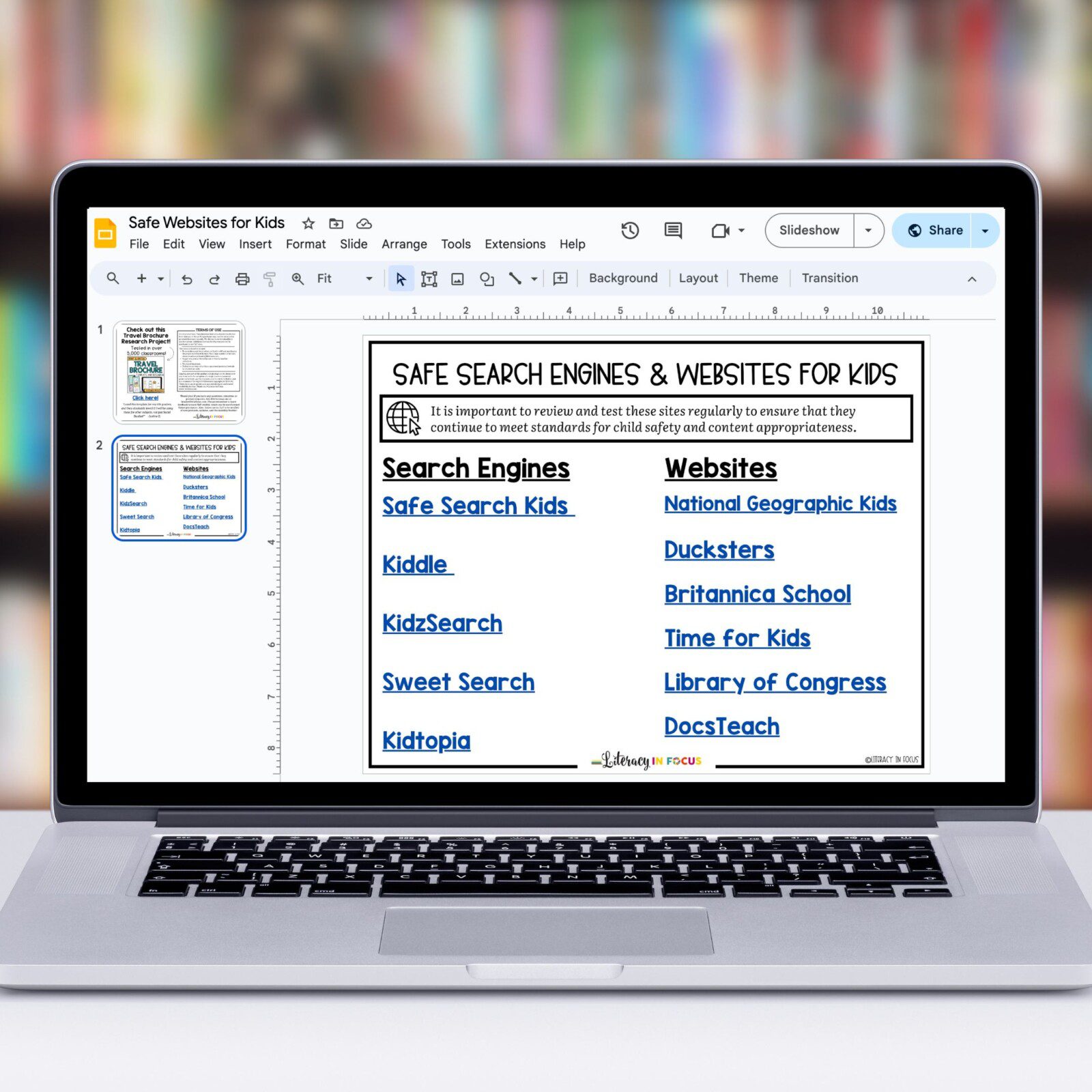 Free List of Safe Research Websites for Kids - Literacy In Focus