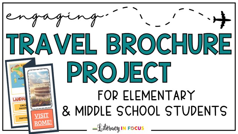Travel Brochure Template and Research Project - Literacy In Focus