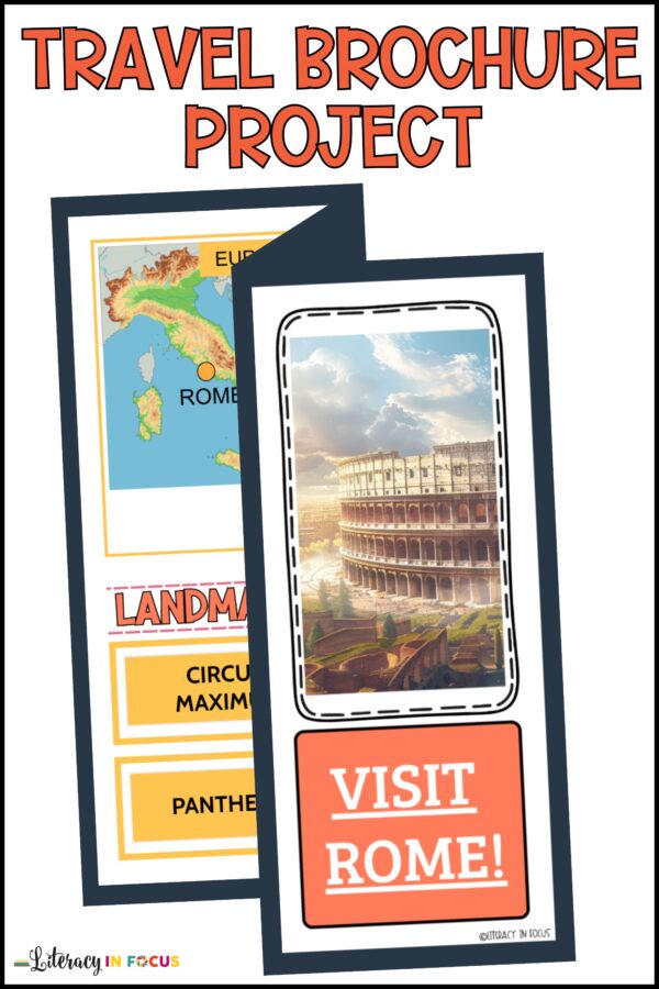 Travel Brochure Template and Research Project - Literacy In Focus